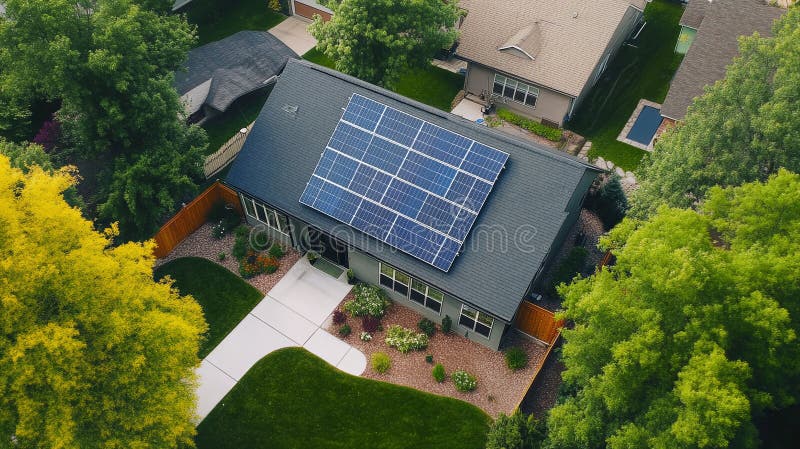 Vibrant Solar Panel Installation Ad Showing Clean Renewable Energy ...