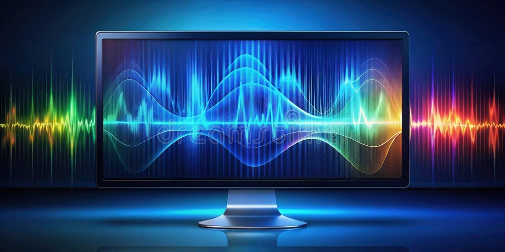 Audio Frequency Patterns Stock Illustrations – 1,680 Audio Frequency ...