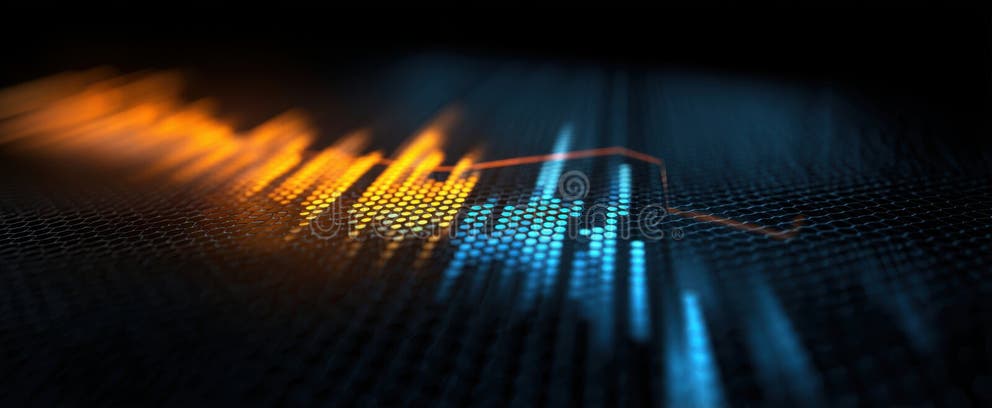 The Vibrant Soundwave Graphic with Dynamic Colors and Modern Design..AI ...