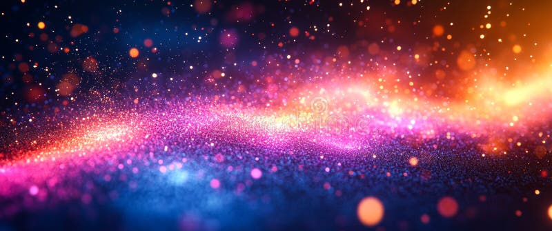 Vibrant Sparkly Abstract Light Patterns. Stock Image - Image of glow ...