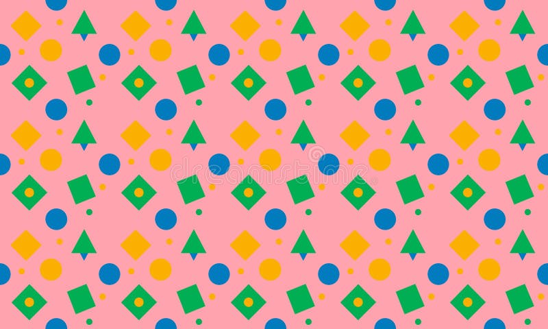Vibrant Spectrum - Playful Geometric Background Patterns for Kids ...