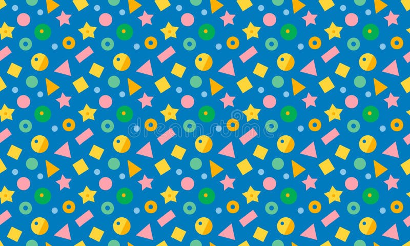 Vibrant Spectrum - Playful Geometric Background Patterns for Kids ...