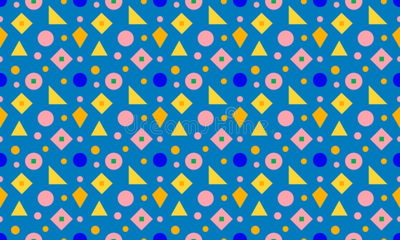 Vibrant Spectrum - Playful Geometric Background Patterns for Kids ...