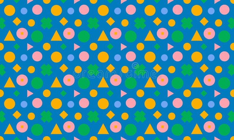 Vibrant Spectrum - Playful Geometric Background Patterns for Kids ...