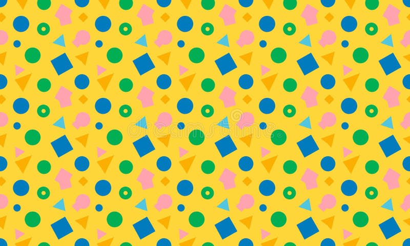 Vibrant Spectrum - Playful Geometric Background Patterns for Kids ...