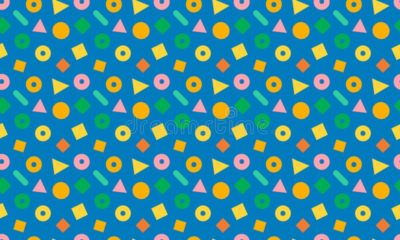 Vibrant Spectrum - Playful Geometric Background Patterns for Kids ...