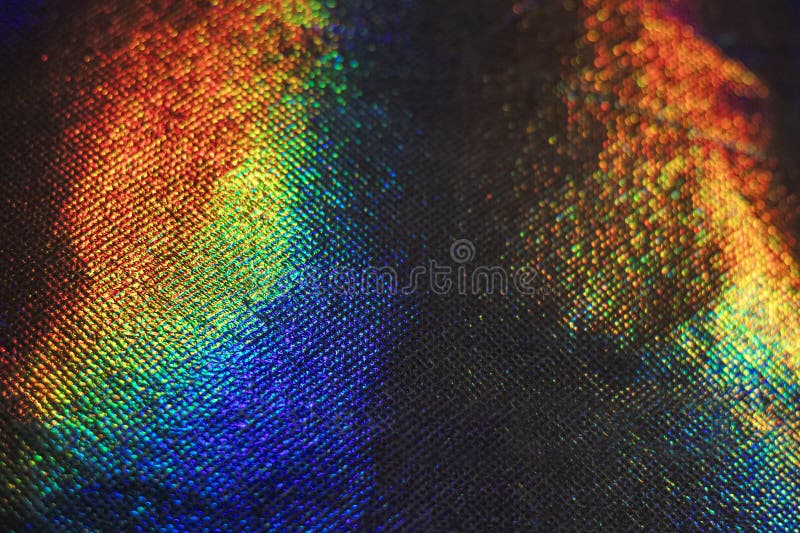 Vibrant Spectrum Reflections on Textured Surface in Dynamic Abstract ...