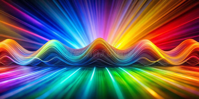 A Vibrant Spectrum of Short Wavelength Light: Abstract Visualizing ...