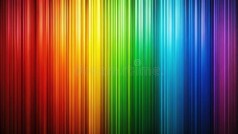 Vibrant Spectrum of Vertical Color Stripes, a Colorful Abstract ...