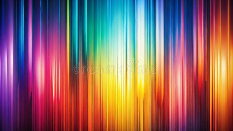 Vibrant Spectrum of Vertical Light Streaks Abstract Colorful Background ...