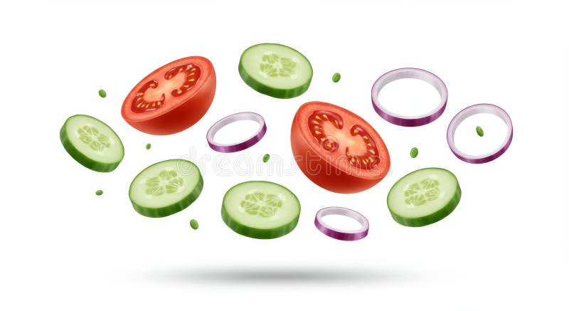 Vibrant Spice Elements with Modern Layout Stock Illustration ...