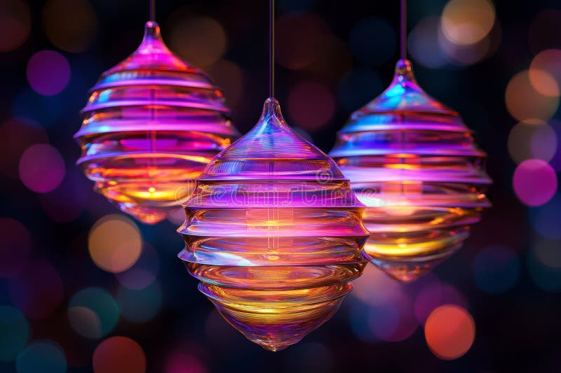 Vibrant Spinning Tops Generate Dazzling Designs in a Creative ...