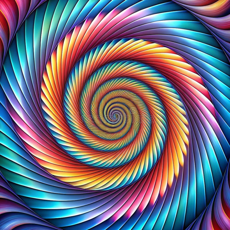 591 Vibrant Spiral Design Flowing Colors Stock Photos - Free & Royalty ...