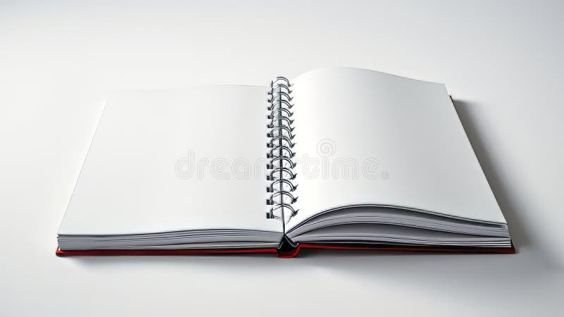 Vibrant Spiral Notebook Mockup Blank Pages Ready for Your Creative ...