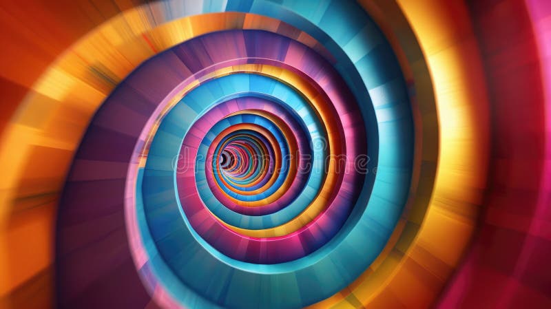 Vibrant Spiraling Optical Illusion Dynamic Colors Deep Tunnel Stock ... Vibrant Spiraling Optical Illusion Dynamic Colors Deep Tunnel Stock ...
