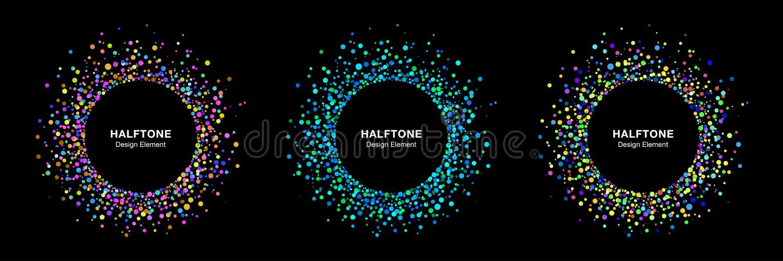 Random Halftone Dots Pattern Background, A4 Size. A4 Format. Dots ...