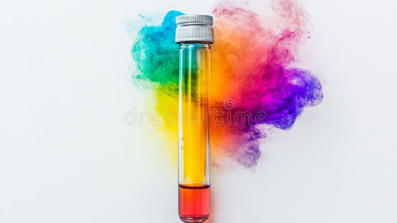 Vibrant Splash Liquid Inside Glass Test Tube Stock Photos - Free ...