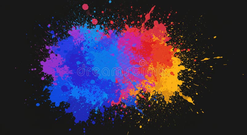Gradient Paint Splatter Background Stock Illustrations – 30,746 ...
