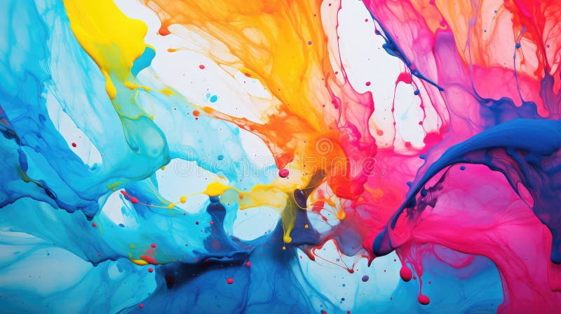 Vibrant splatter texture stock illustration. Illustration of contrast ...