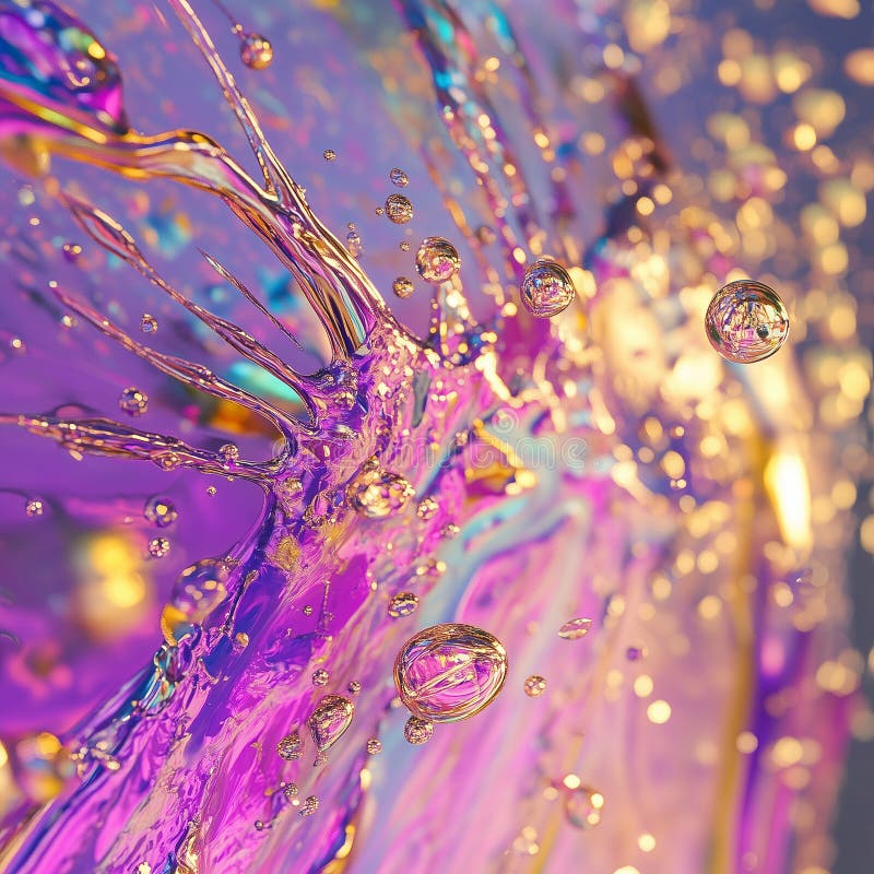 Vibrant Splattered Paint Creates Dynamic Patterns and Textures in a ...