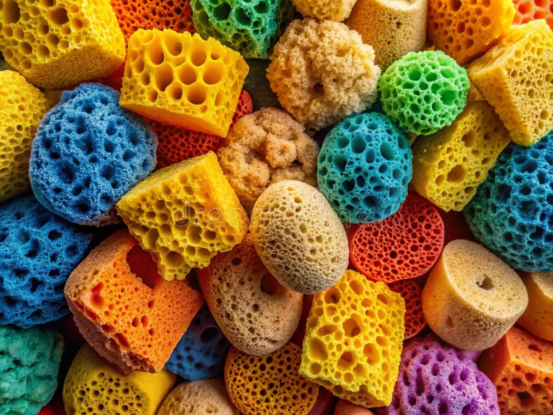 Vibrant Sponge Texture Background Explore Abstract Art with Detailed ...