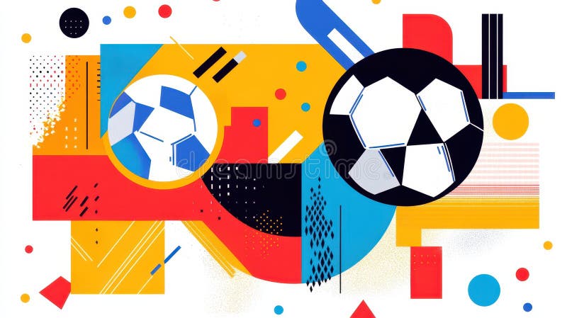 A Vibrant Sports Background Featuring Sharp Geometric Shapes, Perfect ...
