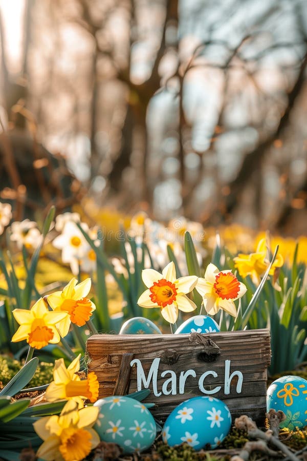 Vibrant Spring E-commerce Scene Featuring Colorful Easter Eggs and ...