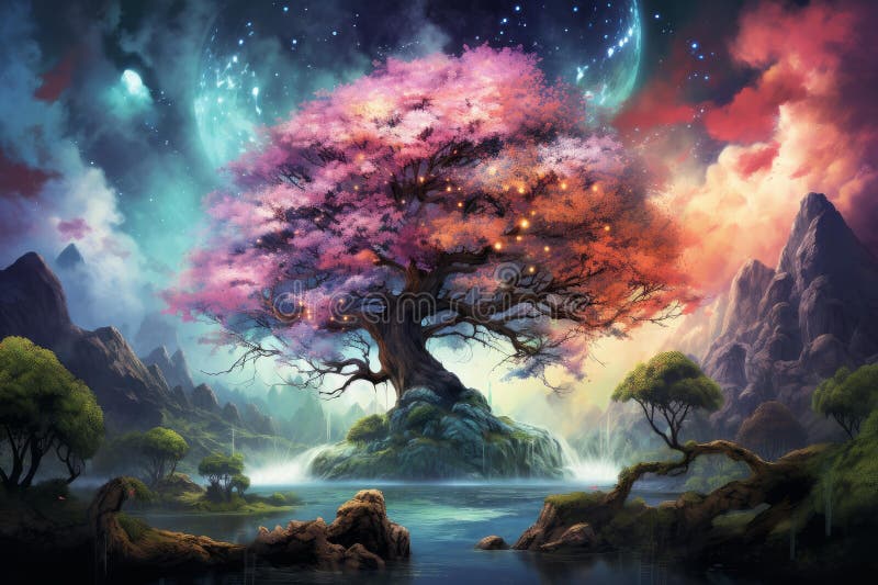 6,413 Ai Generate Tree Stock Photos - Free & Royalty-Free Stock Photos ...