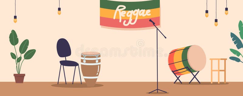 Reggae Microphone Stock Illustrations – 118 Reggae Microphone Stock ...