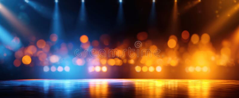 The Vibrant Stage Illuminated with Colorful Lights for an Amazing ...