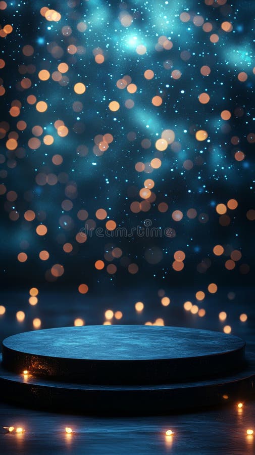 A Vibrant Stage Illuminated by Colorful Lights, Creating a Dynamic ...