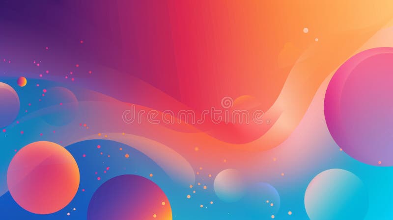 A Vibrant Stage Illuminated by Neon Lights with a Spherical Object ...