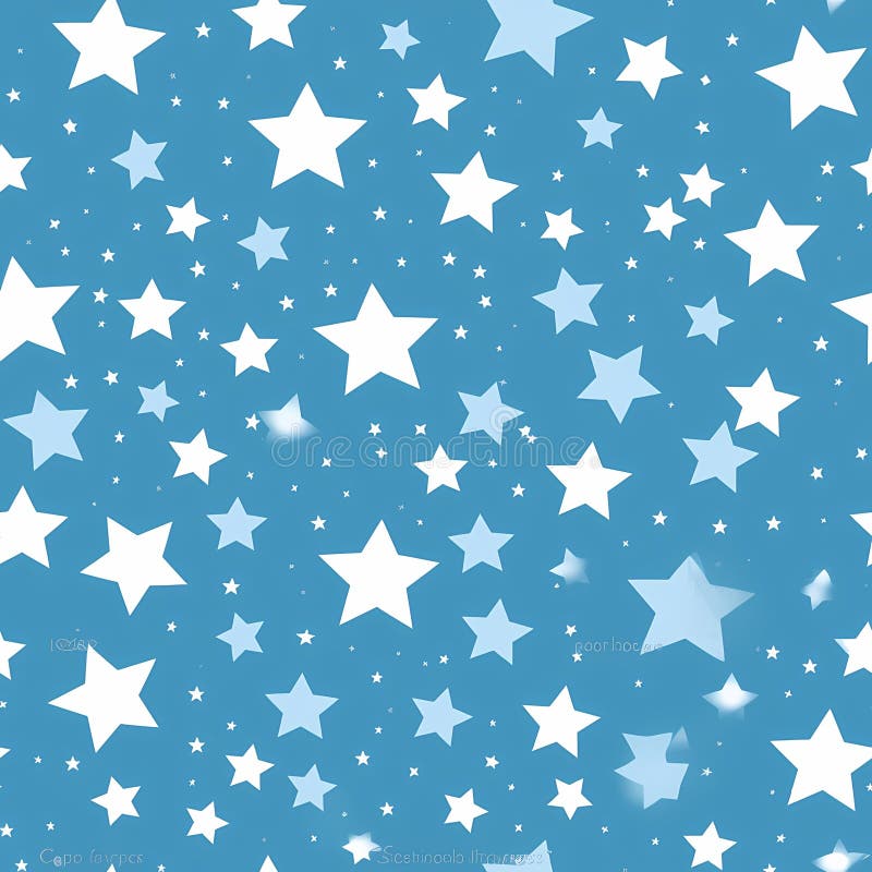 A Vibrant Star Pattern Ideal for Fabric, Gift Wrap, Wallpaper, Adding a ...