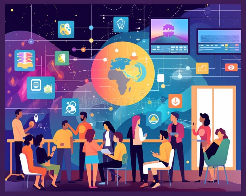 A Vibrant Startup with Diverse People Brainstorming and Working on ...