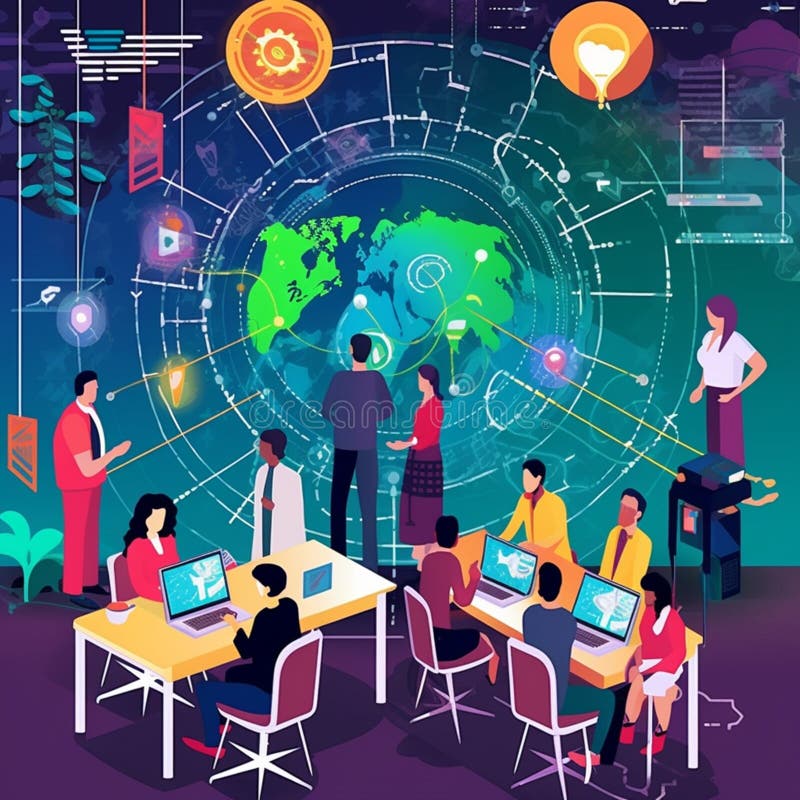 A Vibrant Startup with Diverse People Brainstorming and Working on ...