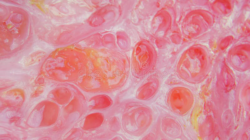 Vibrant Strawberry Rhubarb Jam Texture with Abstract Patterns for Food ...