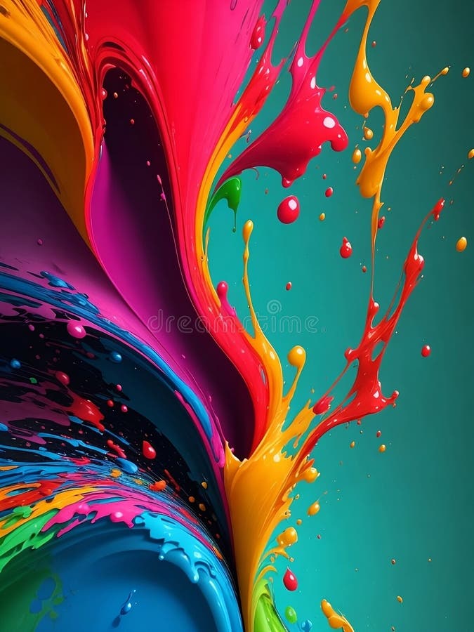 Watercolor Liquid Drop Paint Falling Stock Illustrations – 235 ...