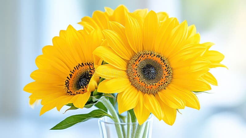 Radiant Sunflower Show: a Diverse Celebration of Small Blooms Stock ...