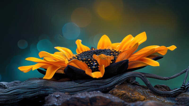 Radiant Sunflower Show: a Diverse Celebration of Small Blooms Stock ...