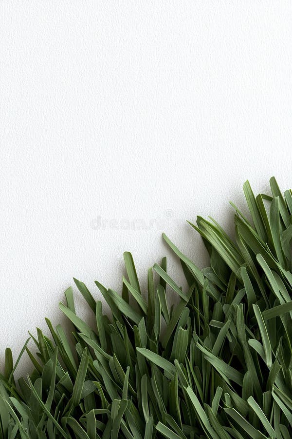 This Vibrant Strip of Cartoon Grass Features Rounded Blades that Create ... This Vibrant Strip of Cartoon Grass Features Rounded Blades that Create ...