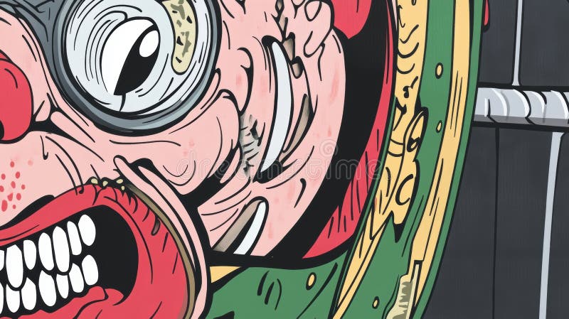 AI-Generated Grotesque Character Art Stock Illustration - Illustration ...