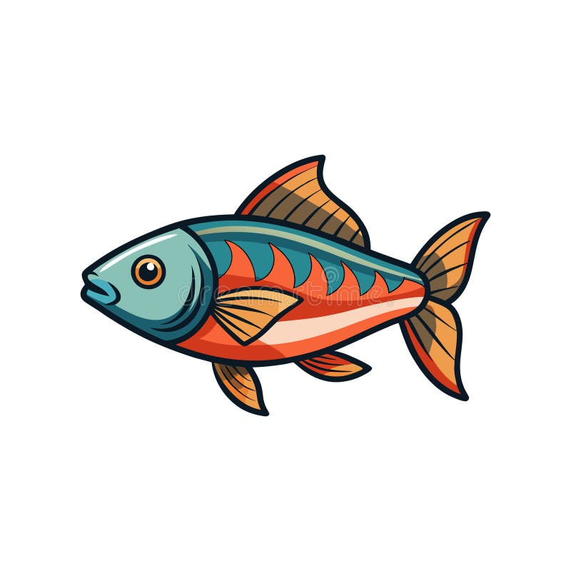 Vibrant Sucker Fish Artwork in Natural Setting Stock Photo ...