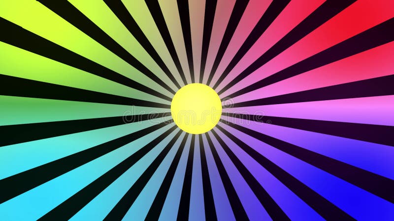 Vibrant Sunburst Design with Gradient Colors Motion Animation ...