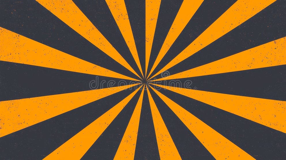 Vibrant Sunburst Pattern with Orange and Dark Gray Rays Background ...