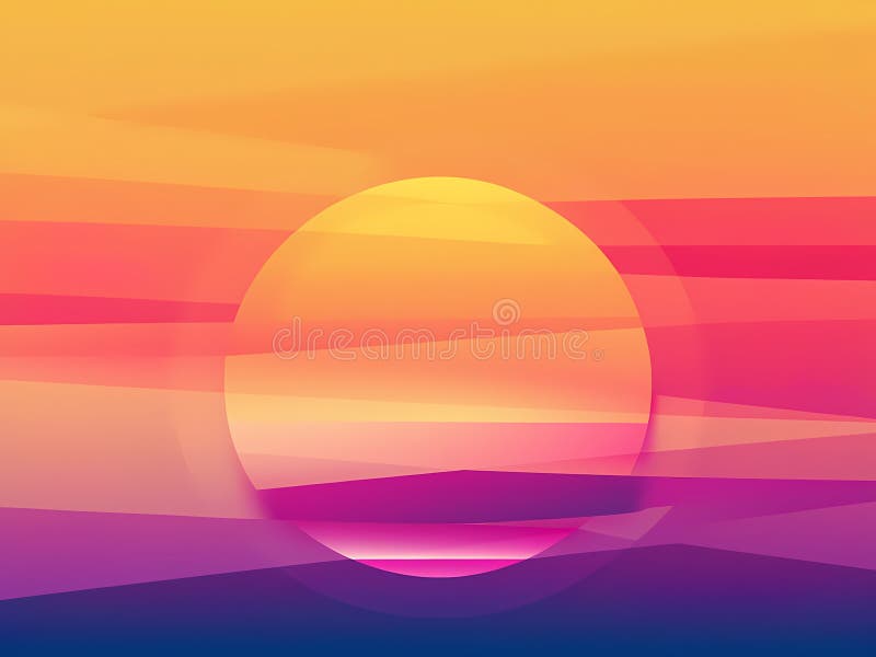Vibrant Sunset Gradient Background Warm Tones Orange Pink Purple Stock ...