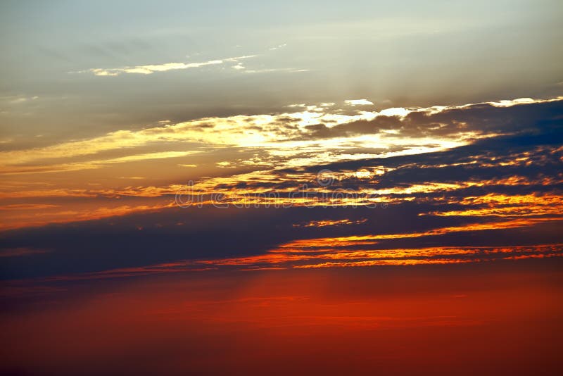 Vibrant Sunset Sky, stock photo. Image of reflection - 15563516