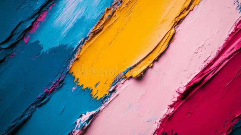 Vibrant Swatch Palette of Colorful Makeup Textures Stock Illustration ...