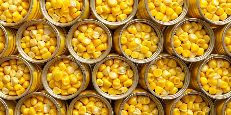 Vibrant Sweet Corn Kernel Patterns: a Stunning Food Photography ...