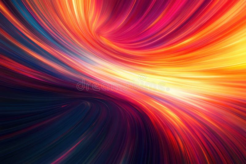 Vibrant Swirl of Colors Creates a Dynamic Abstract Visual Experience in ...