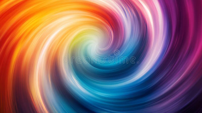Vibrant Swirl of Colors Creating an Abstract Pattern in Motion Stock ...